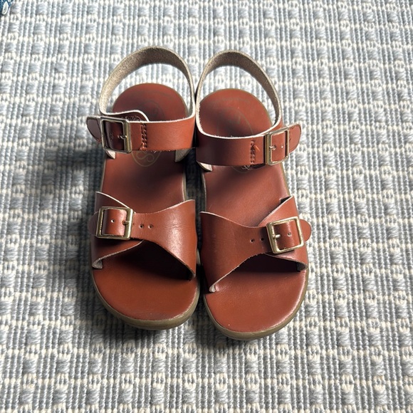 FootMates | Shoes | Footmates Tide Brown Leather Sandals Classic Design ...